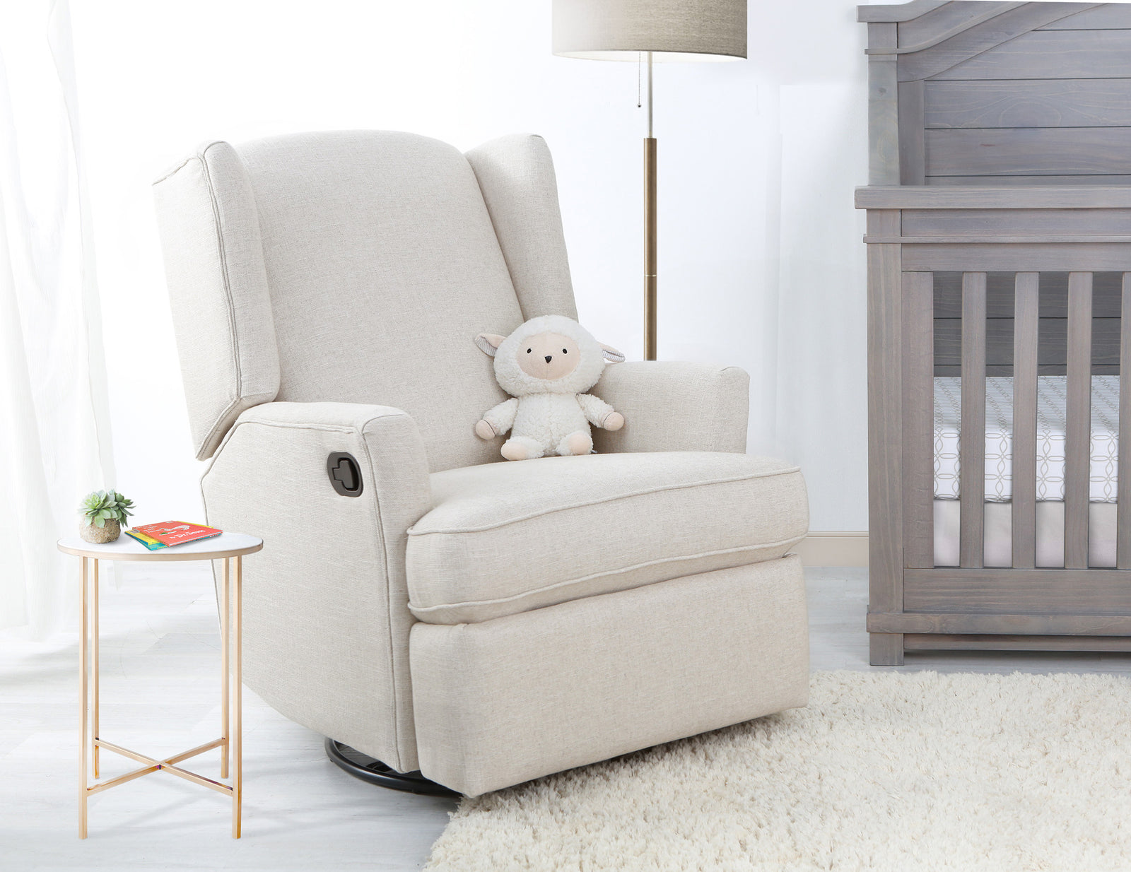 Wingback recliner glider store